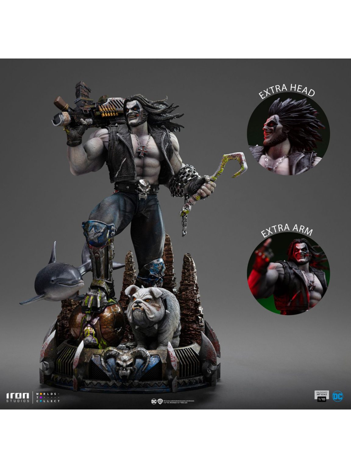 Iron Studios Unleashes New Lobo Figure Ahead of Jason Momoa’s DCU Debut