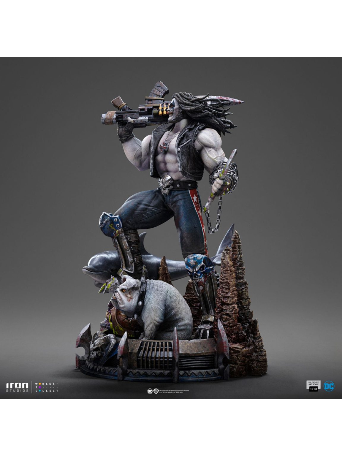 Iron Studios Unleashes New Lobo Figure Ahead of Jason Momoa’s DCU Debut