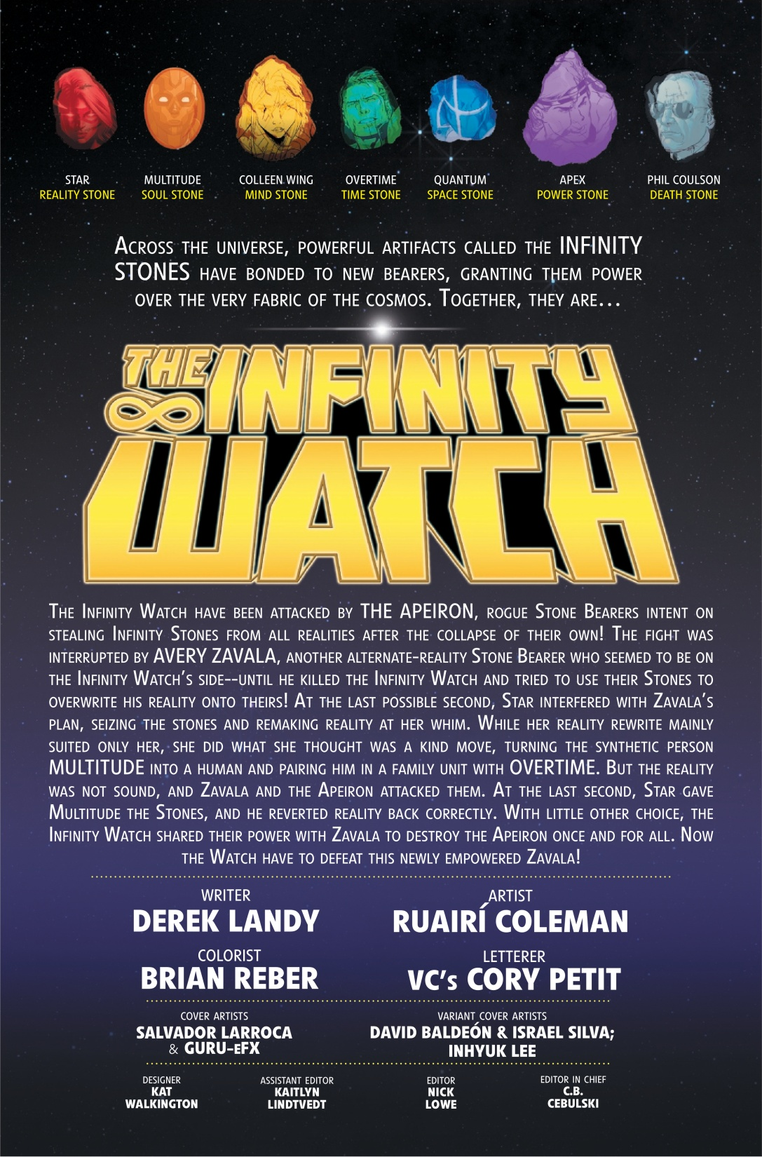 'The Infinity Watch' #5 Preview: The Infinity Watch Is Back - Fully!