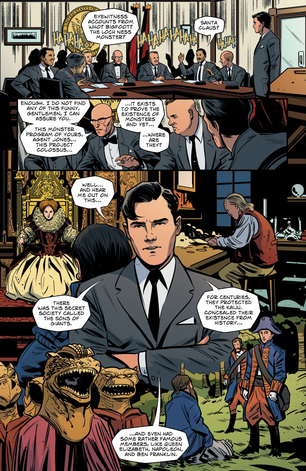 'Godzilla: Here There Be Aliens' #1 Preview: Kaiju vs. Aliens